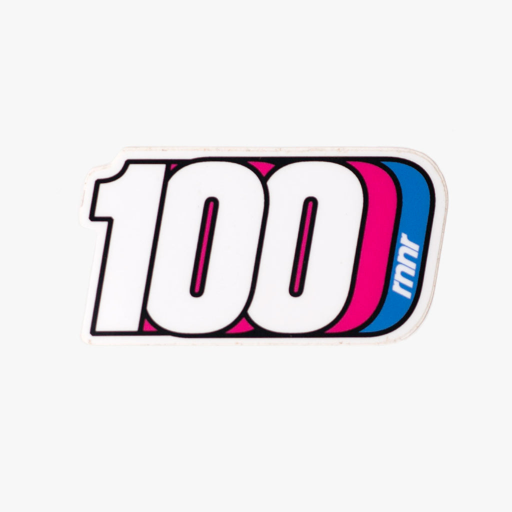 Vinyl Sticker-100 Miler – rnnr