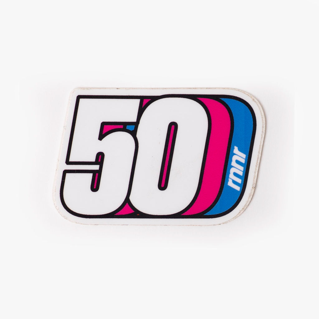 Vinyl Sticker-50 Miler – rnnr