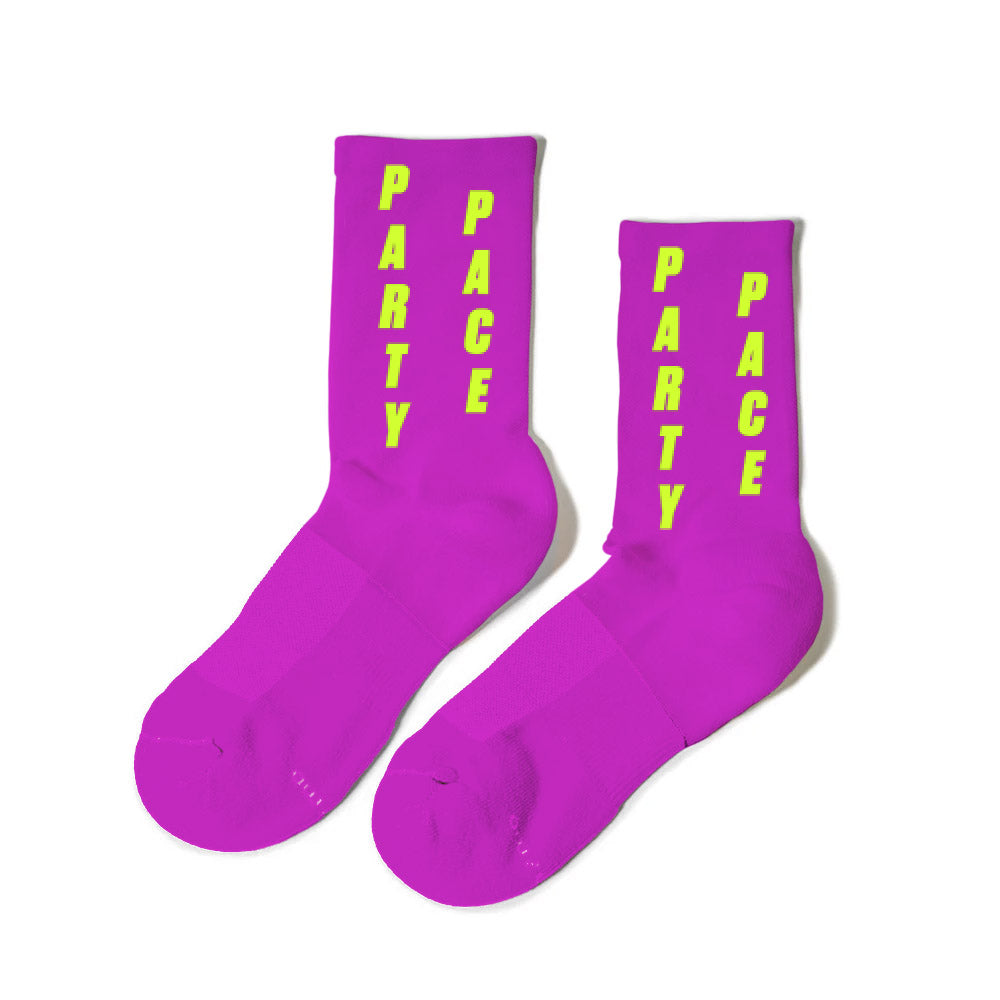 Marathon Crew Sock- Party Pace Purple – rnnr